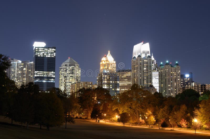 Atlanta Cityscape stock image. Image of buildings, scenery - 21306711
