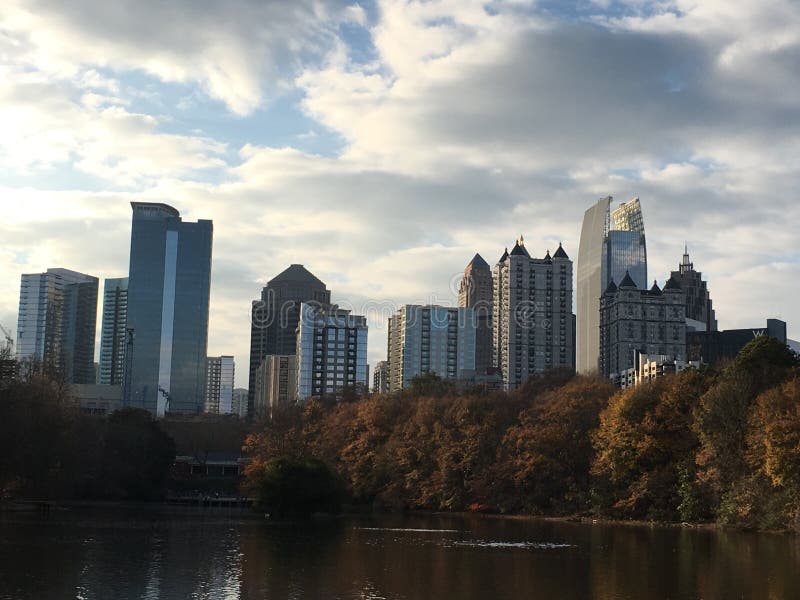 Atlanta stock image. Image of park, foliage, autumn - 162016313