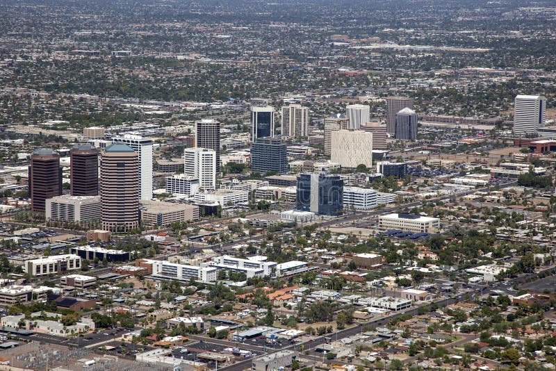 Midtown Phoenix stock image. Image of parking, residential - 34580617