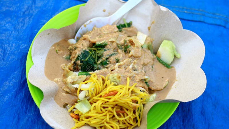 Mie Pecel stock photo. Image of popular, traditional - 307954456