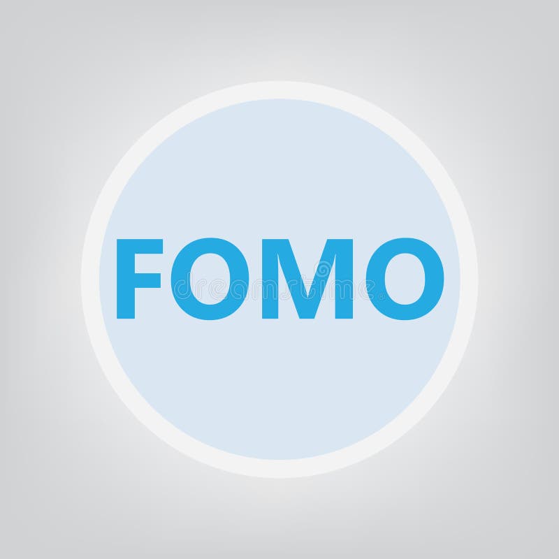 Miedo De FOMO De Faltar Hacia Fuera Concepto Ilustración del Vector ... Miedo De FOMO De Faltar Hacia Fuera Concepto Ilustración del Vector ...