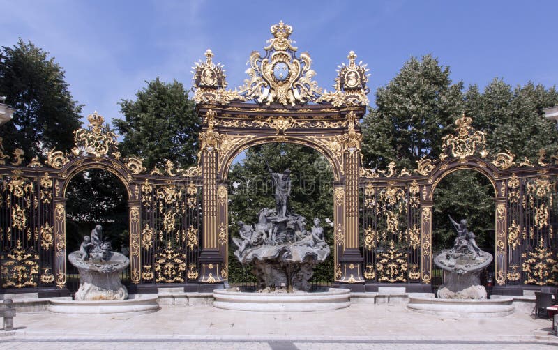 Miejsce Stanislas Nancy Francja Fotografia Editorial - Obraz złożonej z ...