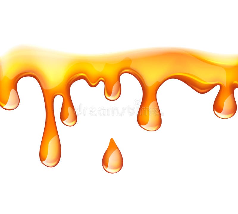 Miel De Fusión Del Vector Aislada Ilustración del Vector - Ilustración ...