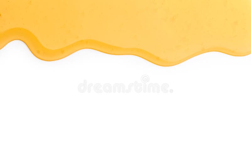 Miel Derramada Dulce En El Fondo Blanco Foto de archivo - Imagen de ...