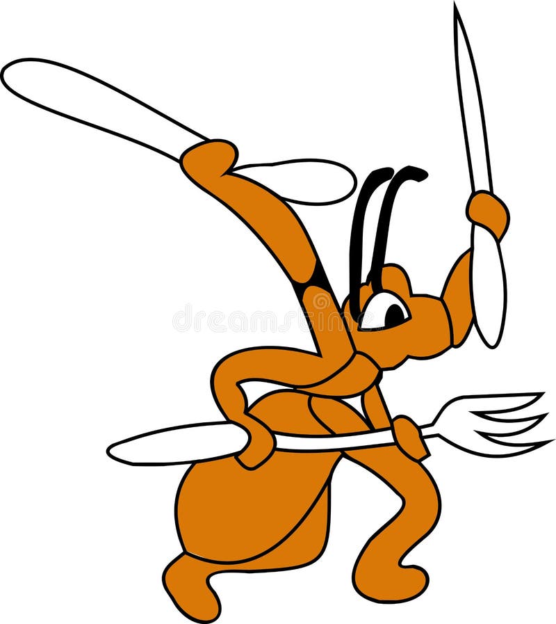 Mier vector illustratie. Illustration of tropisch, biologie - 2303971