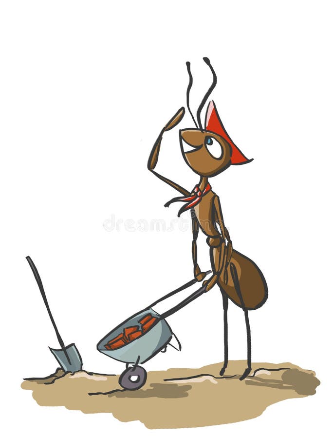 Mier vector illustratie. Illustratie bestaande uit illustratie - 13492288