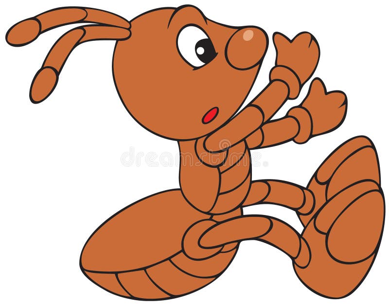 Mier vector illustratie. Illustration of karakter, insect - 16873606