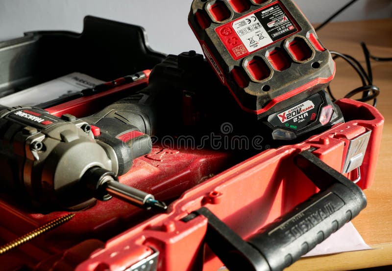 Parkside 12v Battery Charger Lidl Stock Photos - Free & Royalty-Free ...