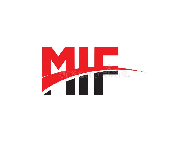 MIF Letter Initial Logo Design Stock Vector - Illustration of graphic ...