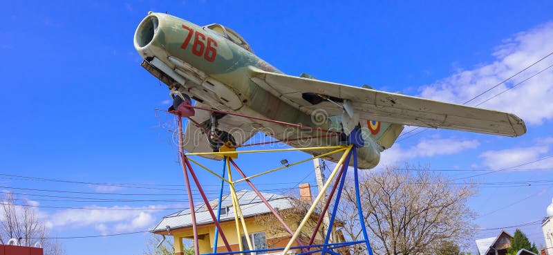 MiG-15 the First Soviet Jet. Stock Photo - Image of phases, stuffed ...