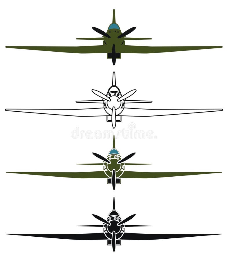 Mig 1 in front view stock vector. Illustration of missel - 212945638