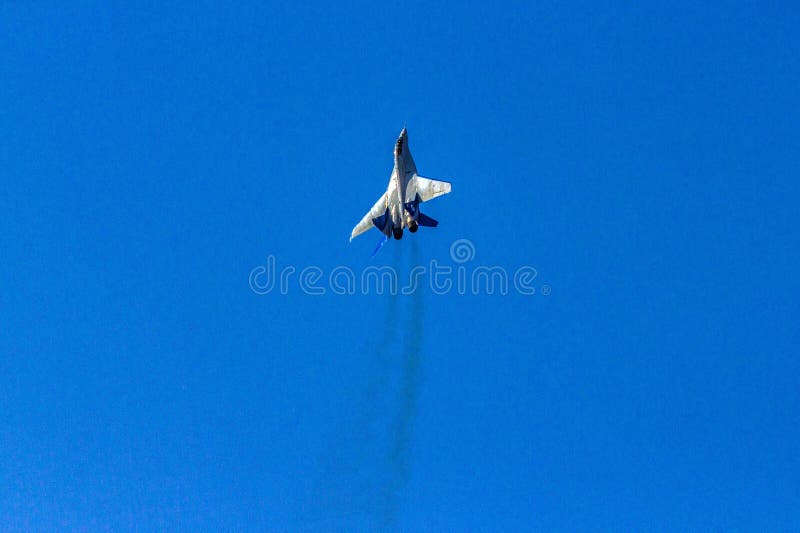 MiG-29LL Flying Laboratory Aircraft Performs a Demonstration Flight ...