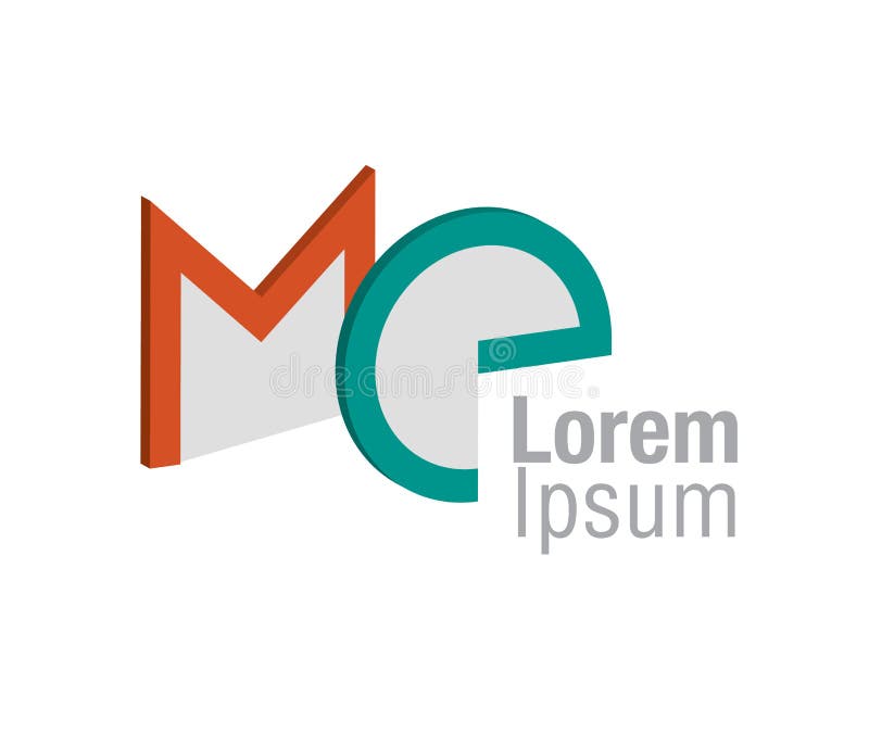 MIG Logo Concept Design stock illustrationer. Illustration av identitet ...