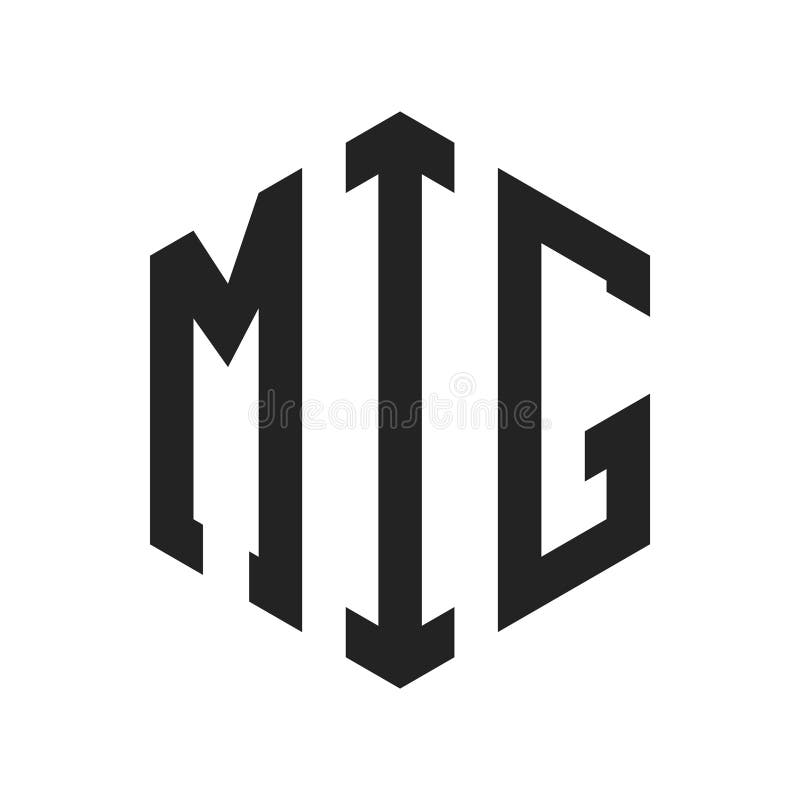 MIG Logo Design. Initial Letter MIG Monogram Logo Using Hexagon Shape ...