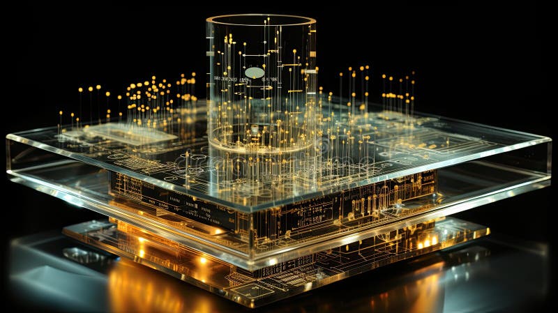 This Might Be Computing in the Very Near Future Stock Illustration ...