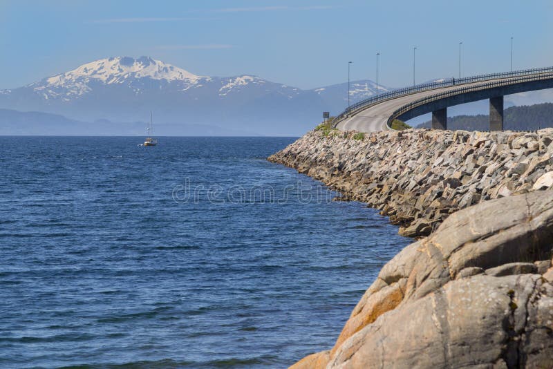 Mighty bridge. stock image. Image of beautiful, water - 58816173