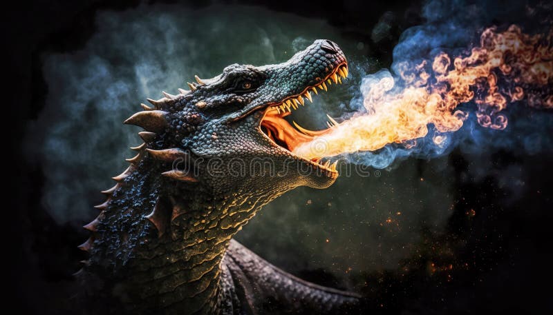 Fire Breathing Dragons Wallpaper