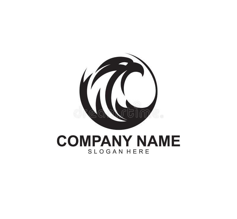 Mighty Eagle Vector Icon Logo Design Inspiration Stock Illustration ...