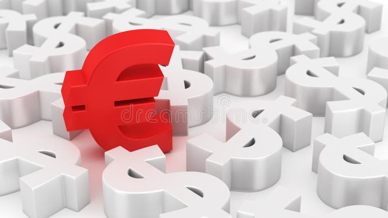 Mighty euro stock illustration. Illustration of concept - 32618202