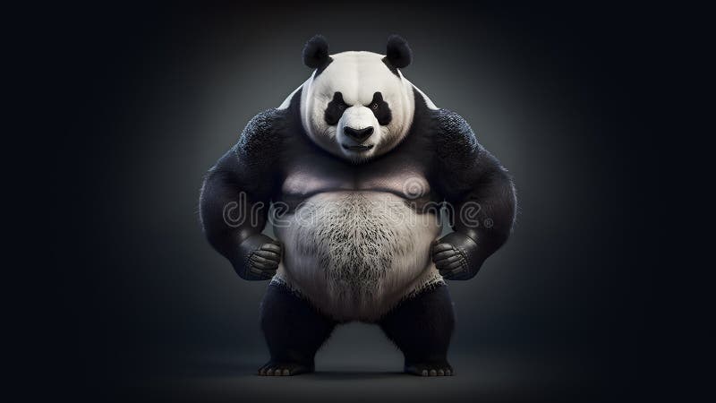 Panda Bodybuilder Stock Illustrations – 33 Panda Bodybuilder Stock Illustrations, Vectors ...