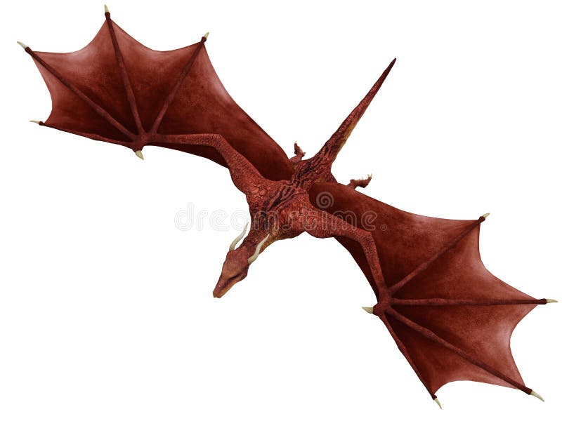 Red Dragon In Flight