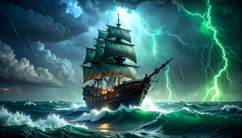 The Enchanted Tempest stock illustration. Illustration of resilient ...