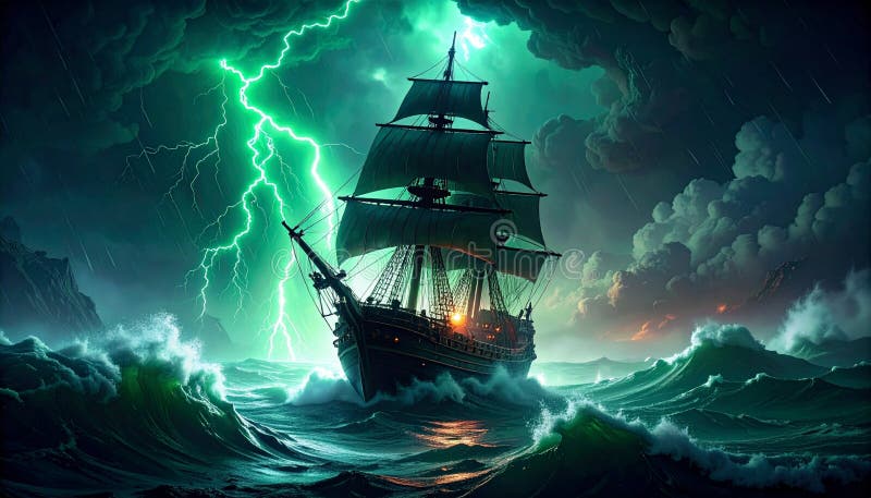 The Enchanted Tempest stock illustration. Illustration of swirling ...