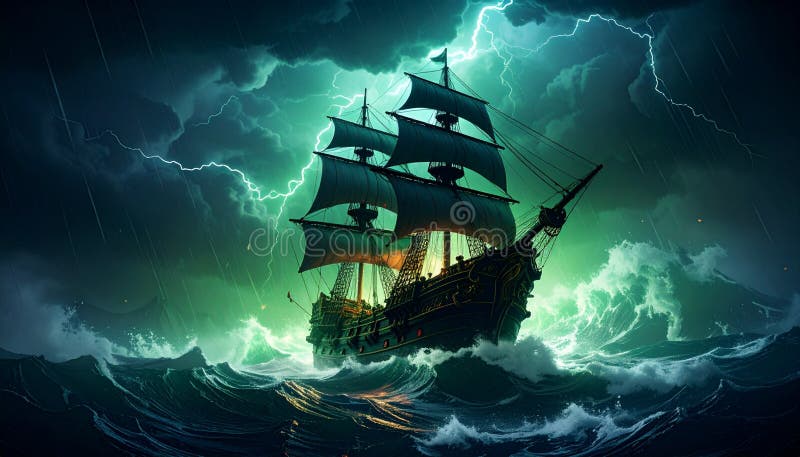 The Enchanted Tempest stock illustration. Illustration of nature ...