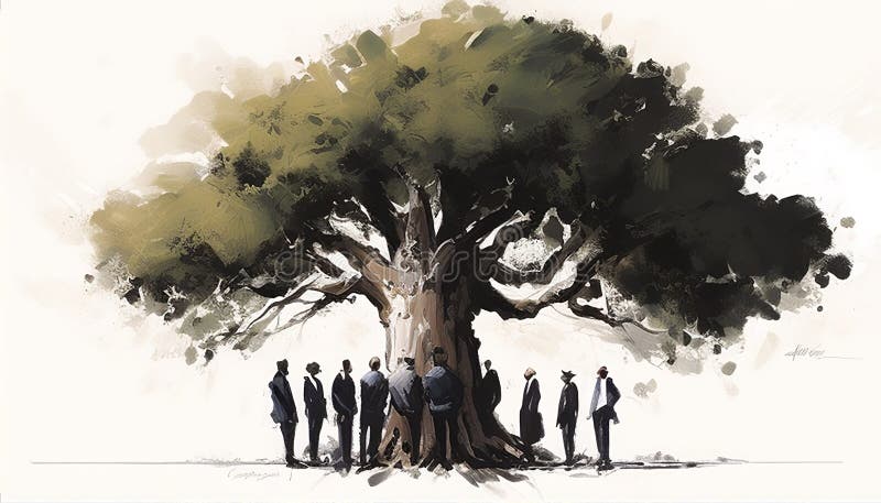 "Mighty Tree of Knowledge and Collaboration" Made with Generative AI ...