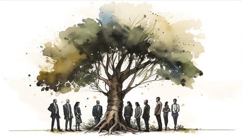 "Mighty Tree of Knowledge and Collaboration" Made with Generative AI ...