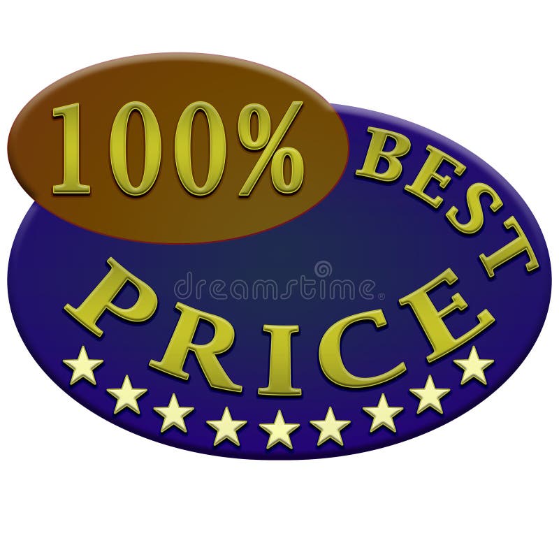 MIGLIORE prezzo da pagare illustrazione di stock. Illustrazione di ...