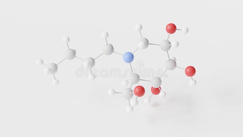 Miglustat Molecule Stock Illustrations – 18 Miglustat Molecule Stock ...