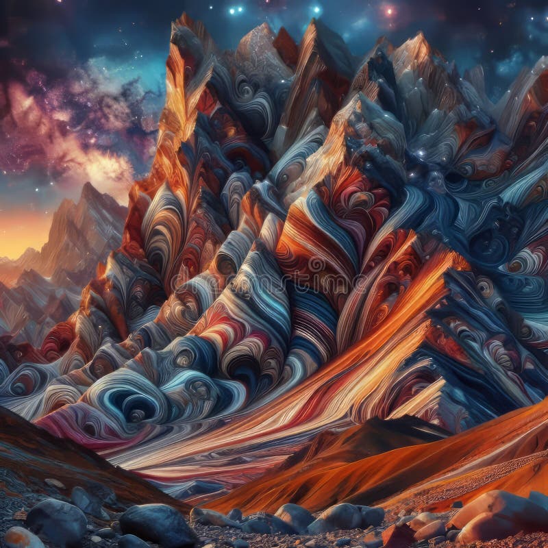 Migmatite a Mixed Rock Composed of Metamorphic and Igneos Layer Stock ...