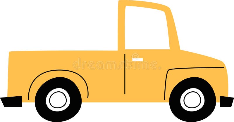 Mignon dessin auto pick illustration de vecteur. Illustration du ...