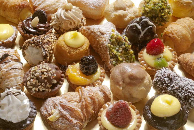 Pastries stock image. Image of pastries, dessert, cannolo - 72005051