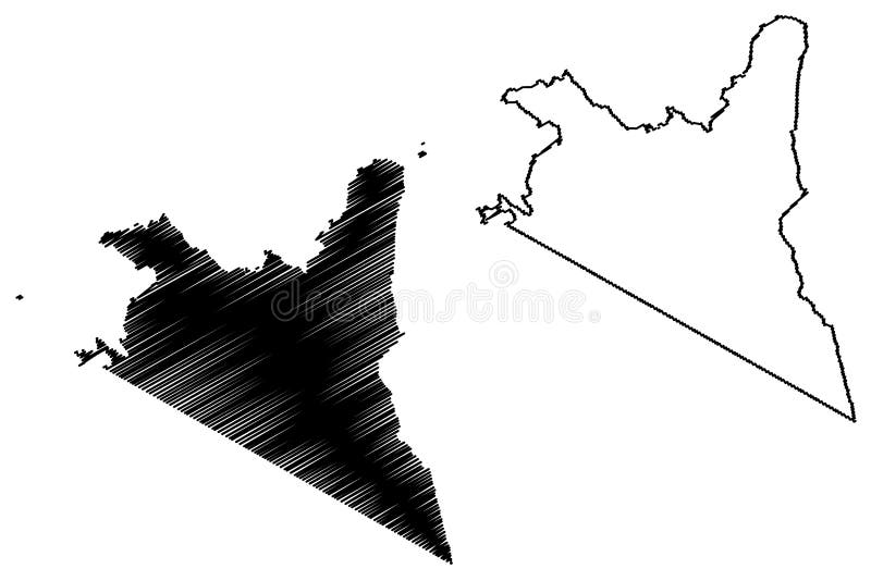 Migori County Republic of Kenya, Nyanza Province Map Vector ...