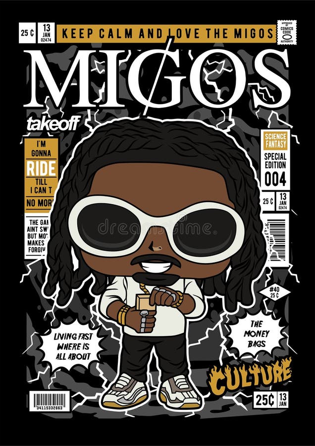 Migos Stock Illustrations – 1 Migos Stock Illustrations, Vectors ...
