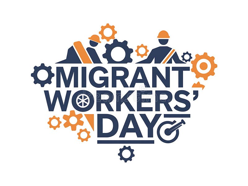 Migrant Workers Day Celebrates Global Workforce Contributions Stock ...