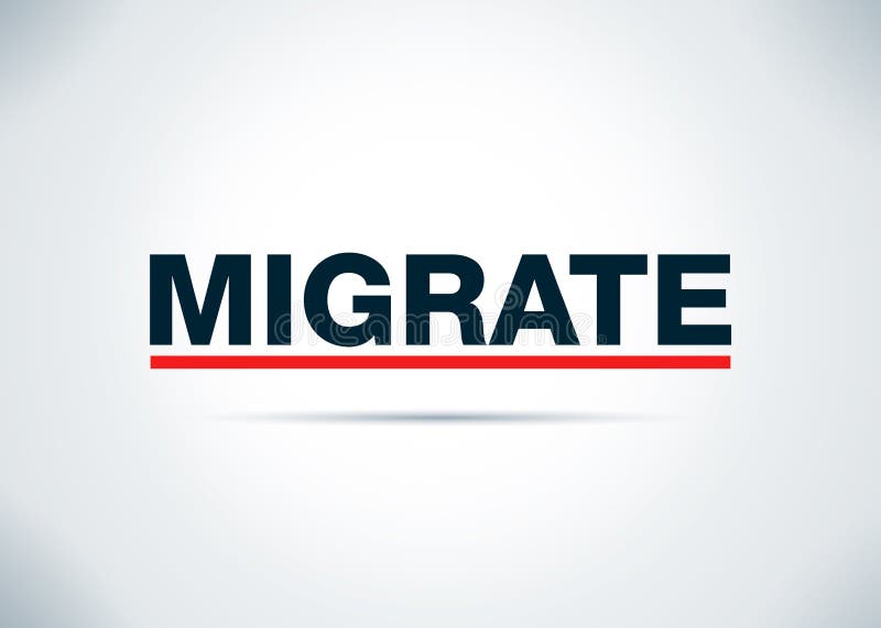 Migrate Red Banner Abstract Background Stock Illustration ...