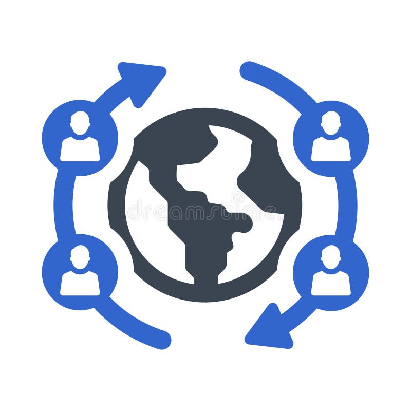 Migration Icon stock vector. Illustration of refugee - 305815055