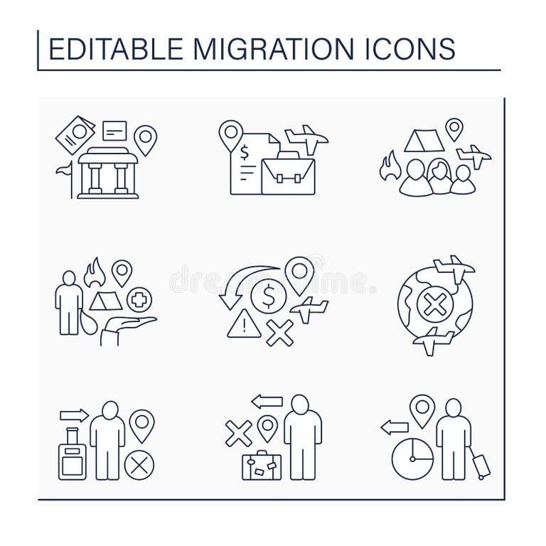 Icons Migration Stock Illustrations – 1,626 Icons Migration Stock ...