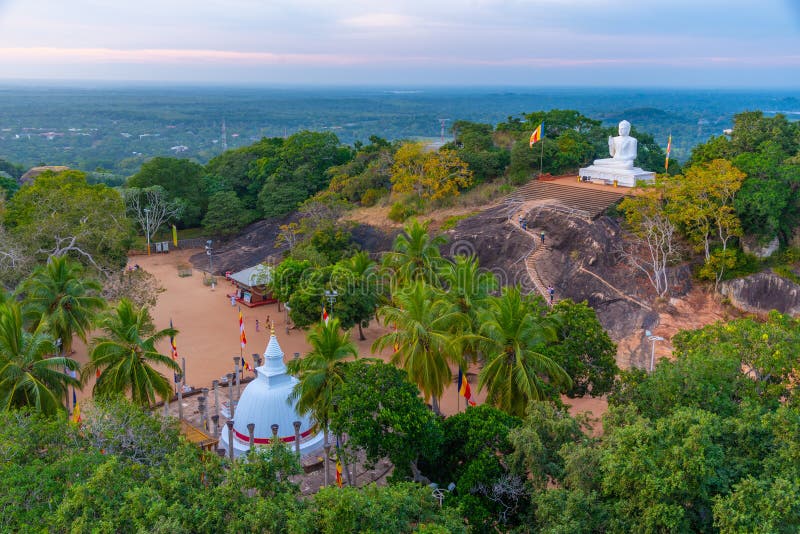 Mihintale Buddhist Site in Sri Lanka Stock Photo - Image of pillar ...