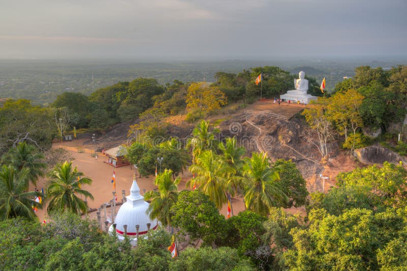 Mihintale Buddhist Site in Sri Lanka Stock Image - Image of buddhism ...