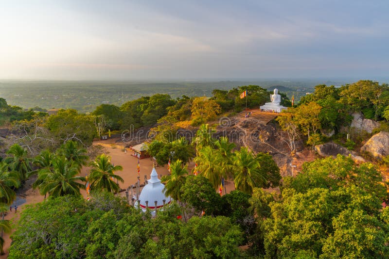 Mihintale Buddhist Site in Sri Lanka Stock Image - Image of mahaseya ...
