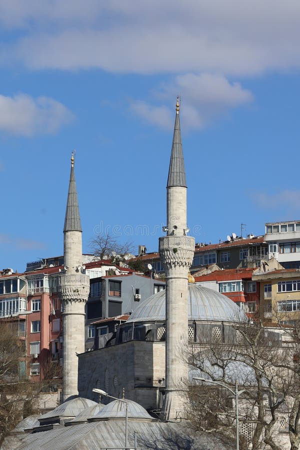 Mihrimah Sultan Mosque Construction: 1548 in Uskudar Stock Photo ...