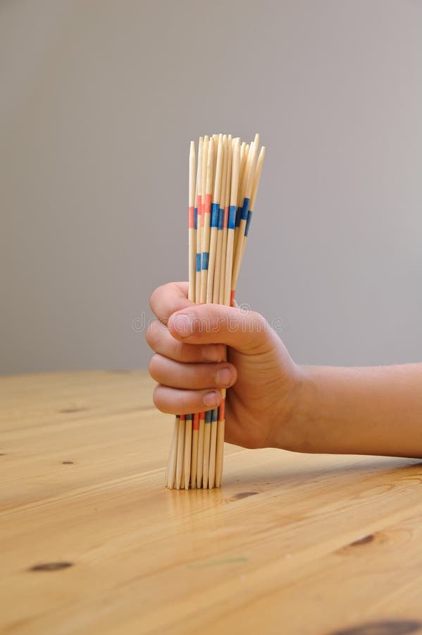 Start of a Mikado Match stock image. Image of business - 212344281