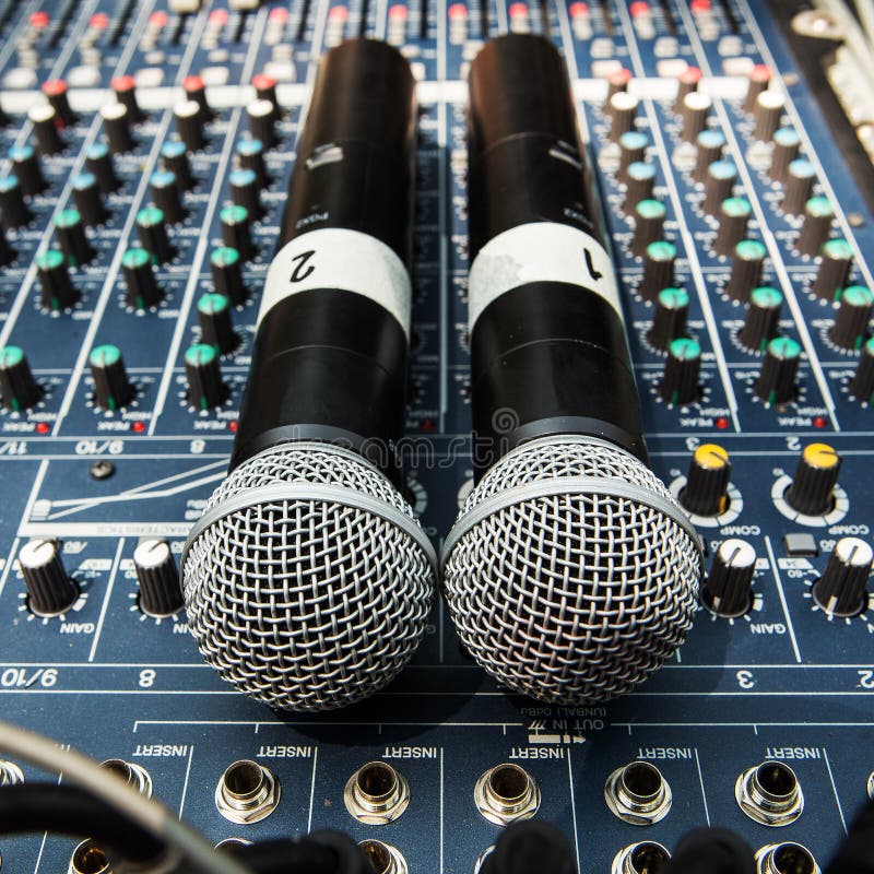 Mike and amplifier stock photo. Image of musical, amplifiers - 39034526