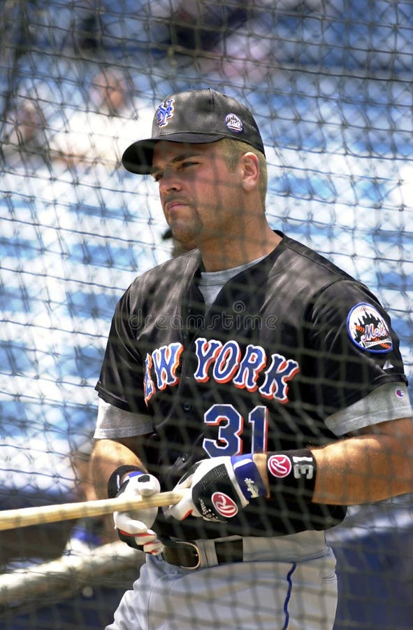 Mike Piazza New York Mets imagen editorial. Imagen de potencia - 119161335