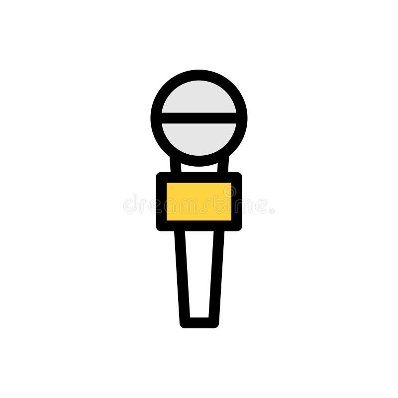 Mike stock vector. Illustration of karaoke, musical - 212375098