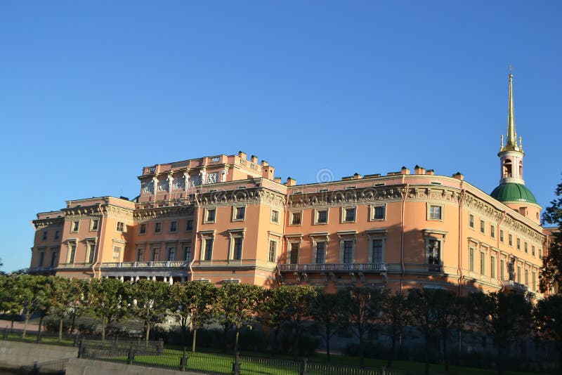 Engineers castle stock image. Image of courtyard, russia - 19931733